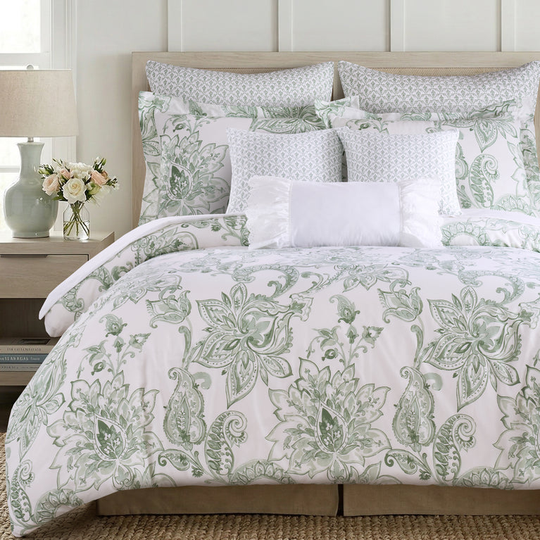 Levtex - Villa Lugano Bennett Duvet Cover Set - Cotton – Levtex Home