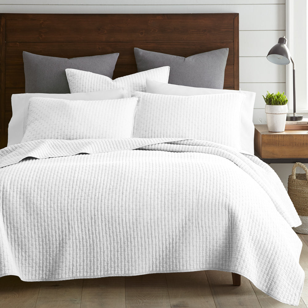 Levtex Home Mills Waffle Quilt Set - Cotton | Levtex Home