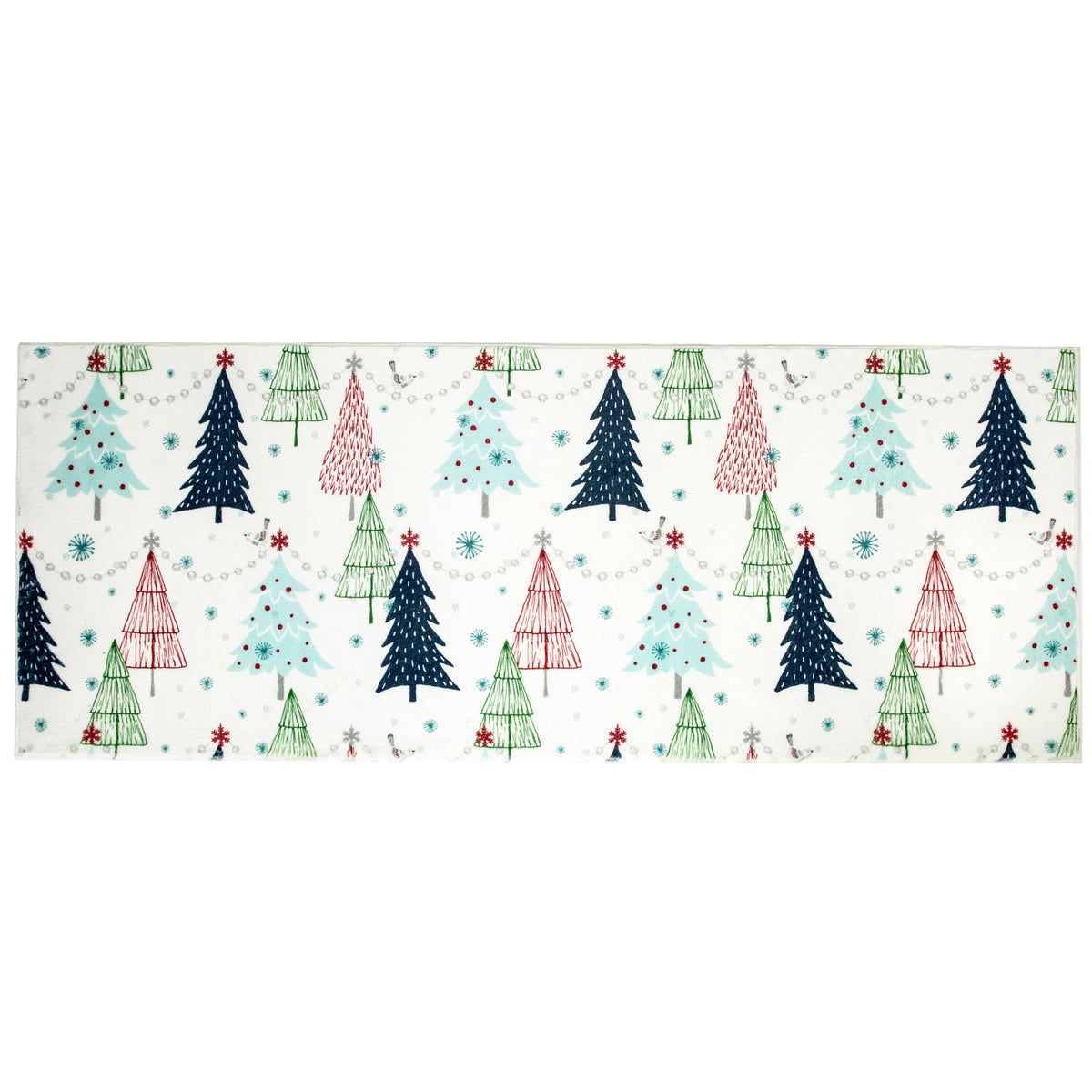 Levtex Home White Pine Multicolor Christmas Trees Rug