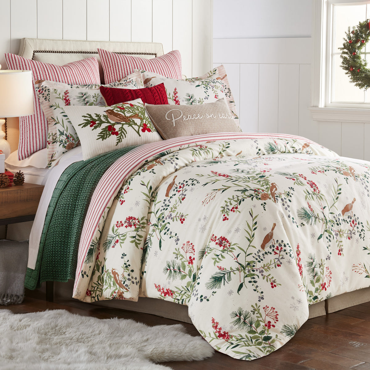 Levtex Home Winterberry Forest Duvet Cover Set - Cotton