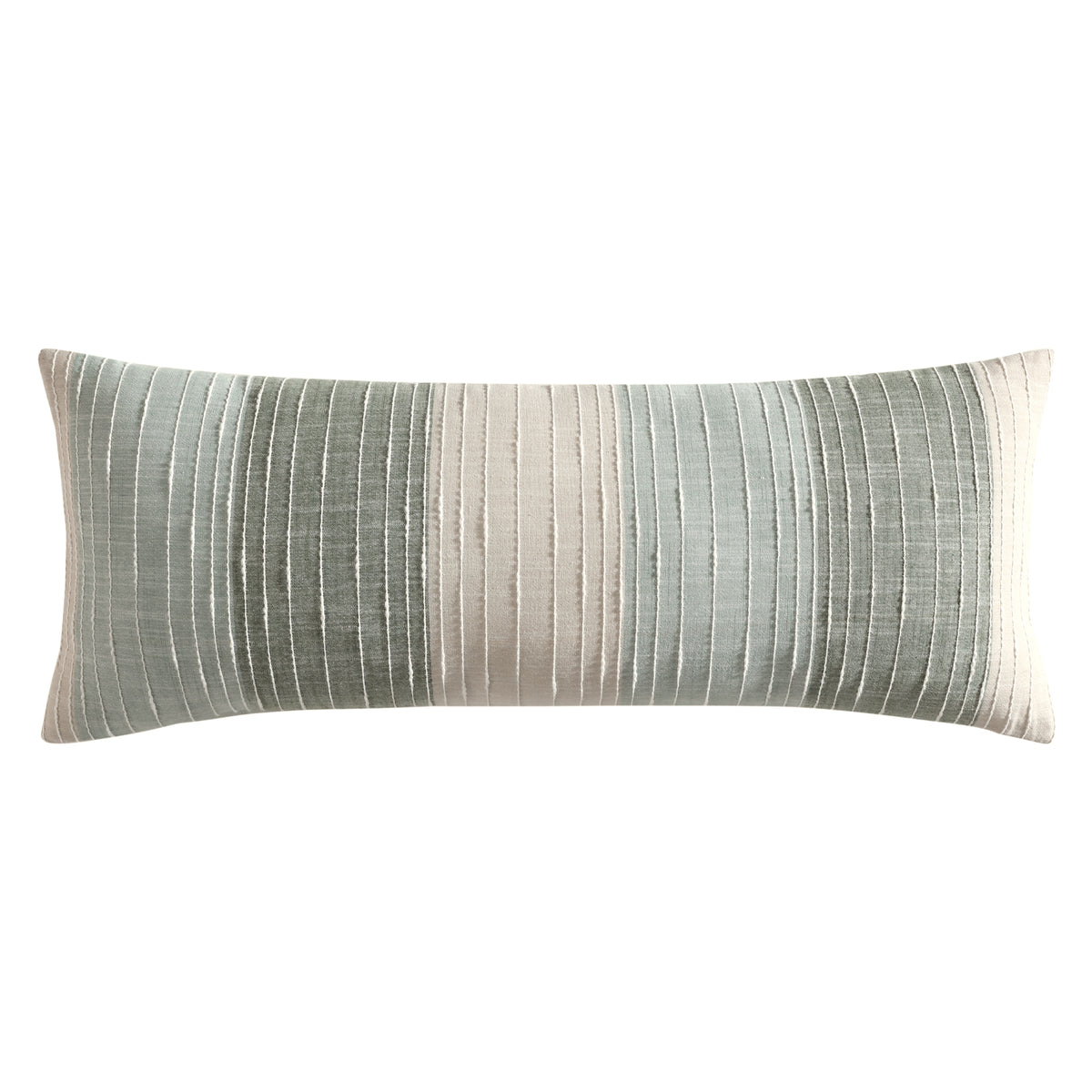 Levtex Home Sand Stripes Sage Lumbar Pillow