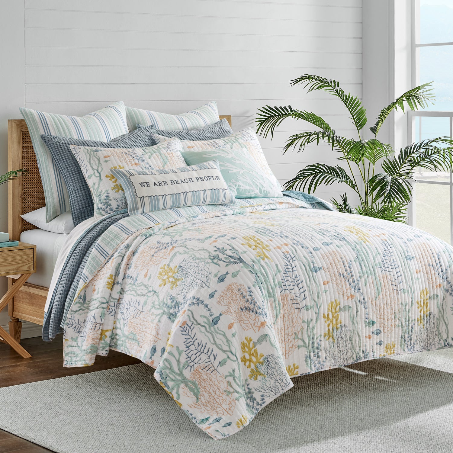 Levtex Home Ocean Meadow Quilt Set - Cotton | Levtex Home