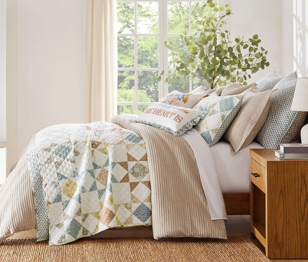 Levtex Home Washed Linen Duvet Cover - Linen | Levtex Home