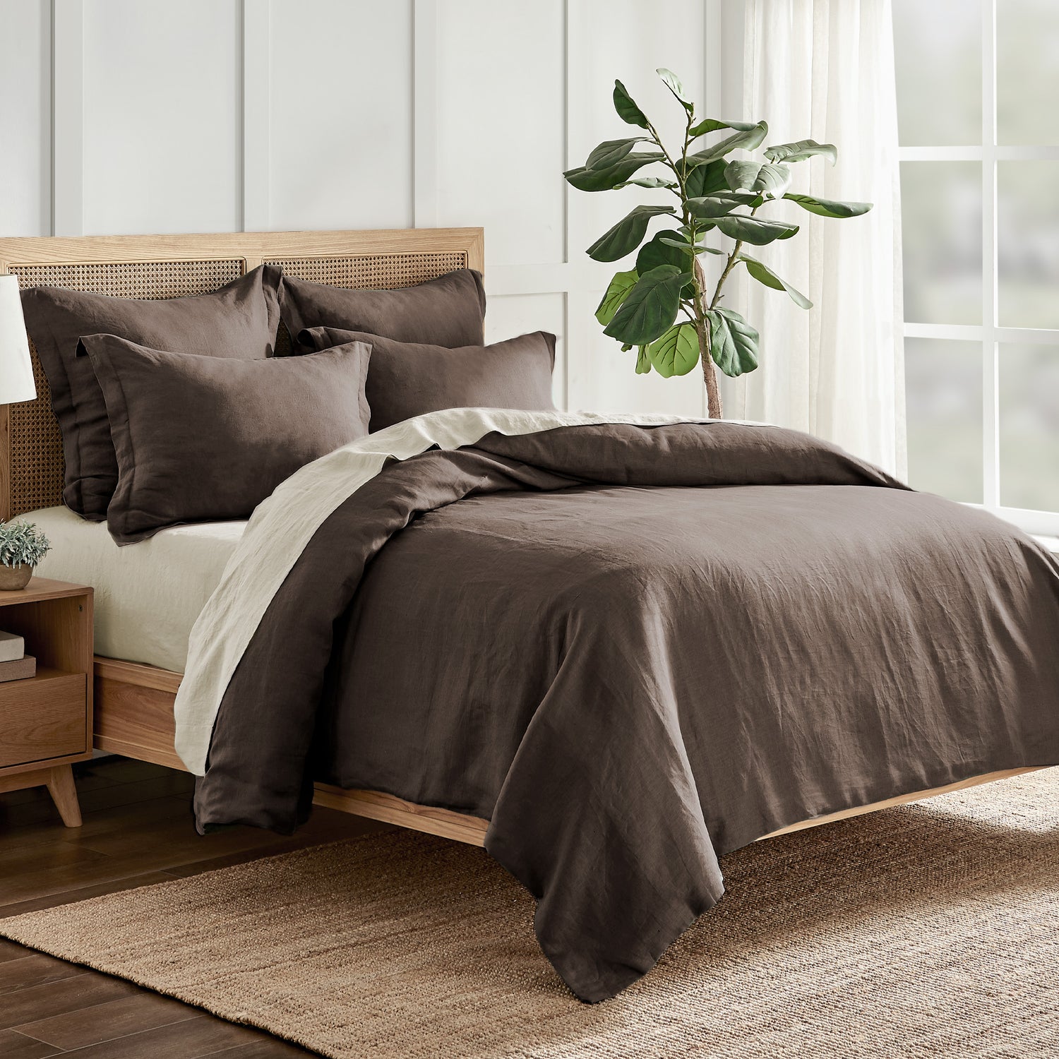 Levtex Home Washed Linen Duvet Cover - Linen | Levtex Home