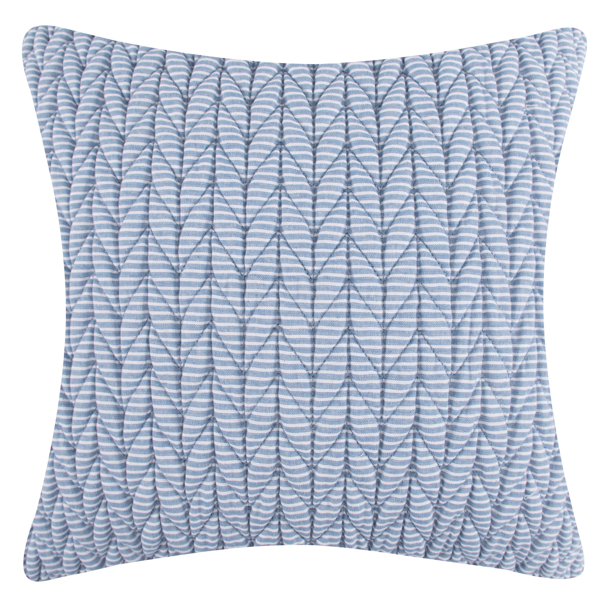 Levtex Home Maileen Stripe Textured Blue Pillow 18x18