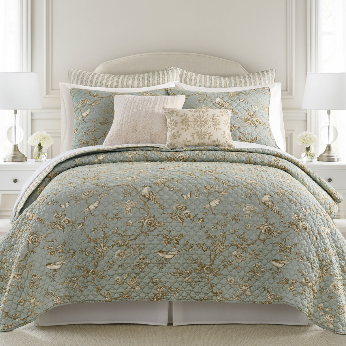Levtex Home Toile Quilt Set - Cotton