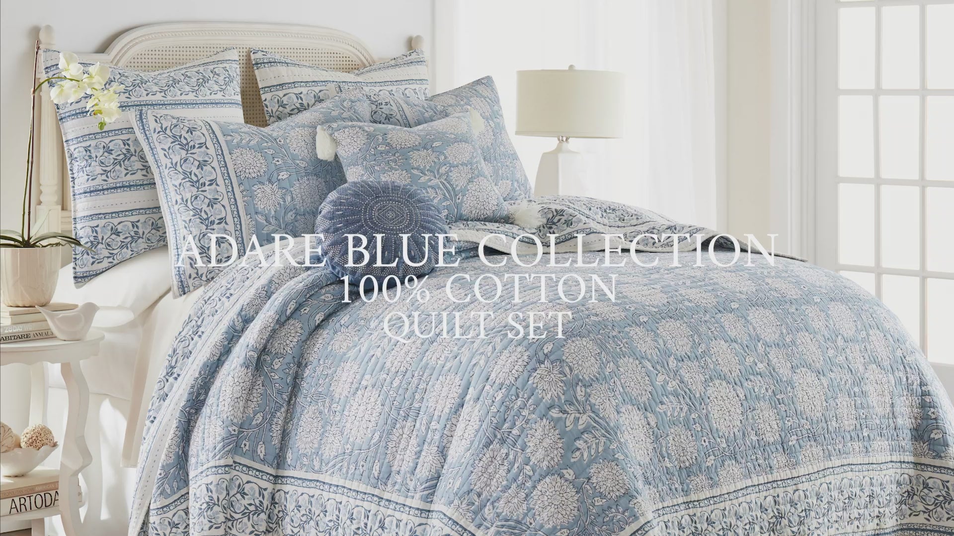 Levtex Home Adare Blue Quilt Set - Cotton | Levtex Home