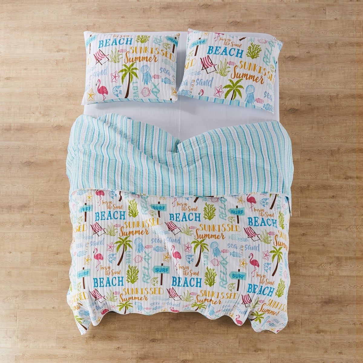 Homthreads Beach Days Quilt Set - Cotton – Levtex Home