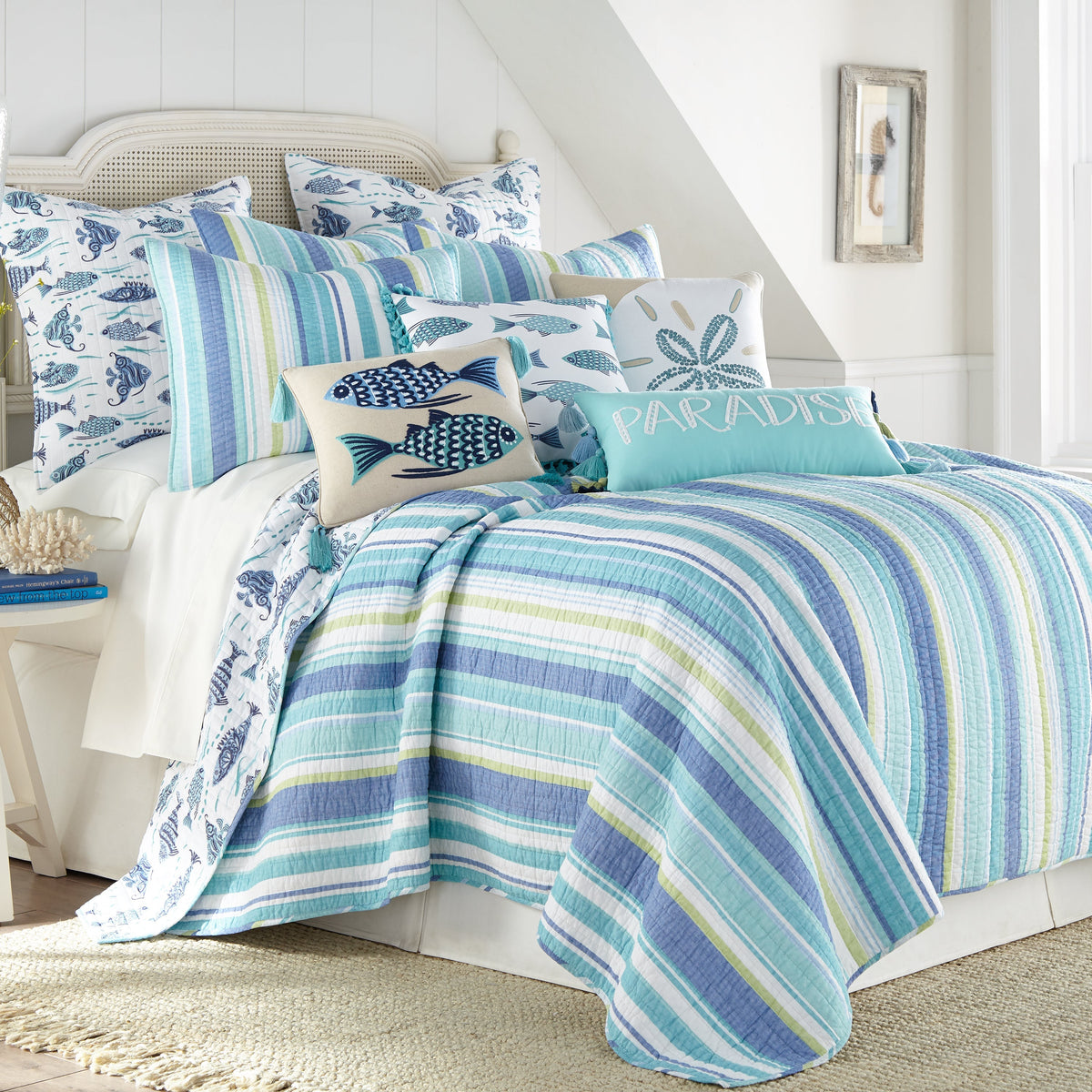 Levtex Home Laida Beach Quilt Set - Cotton