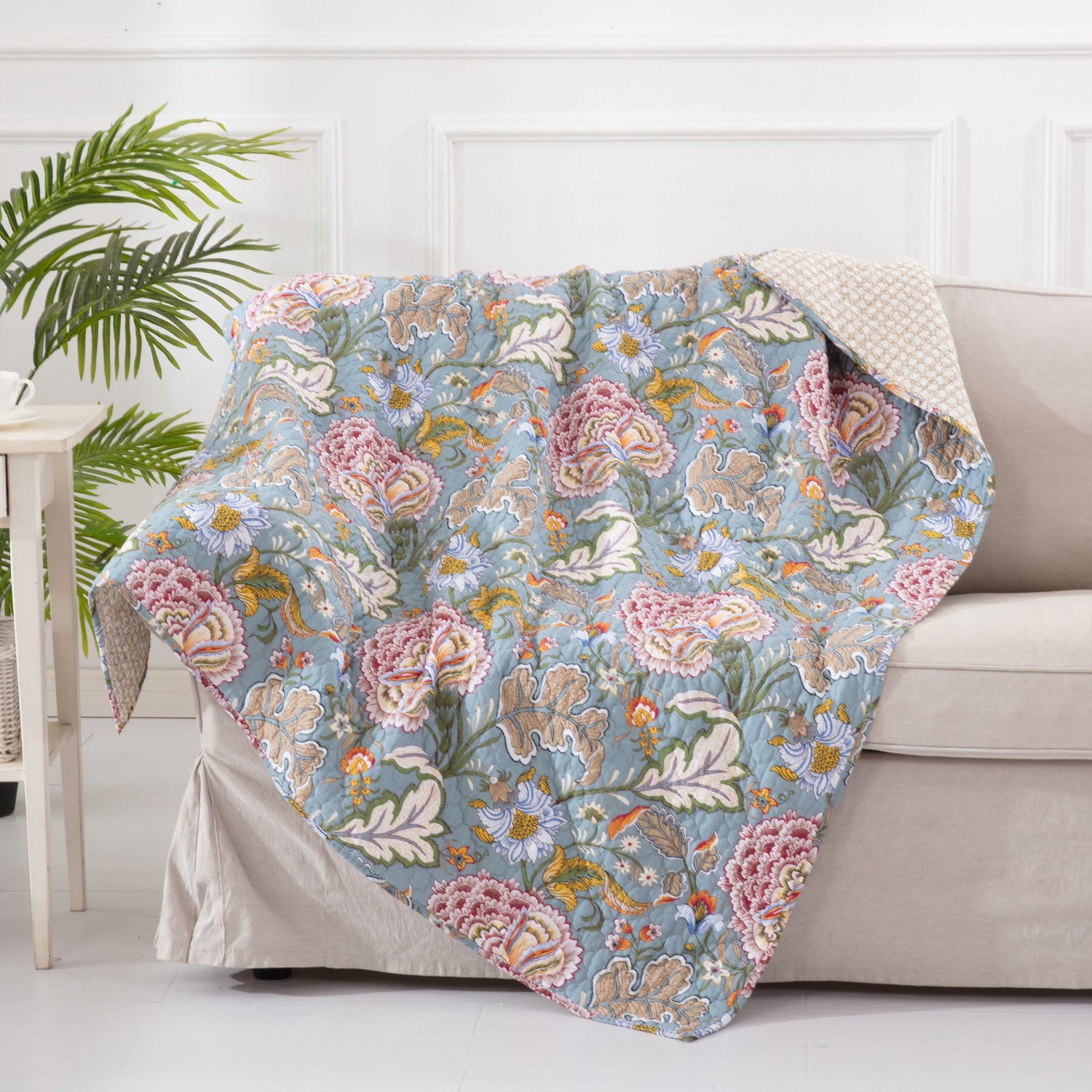 Levtex Home Angelica Quilted Throw - Cotton | Levtex Home