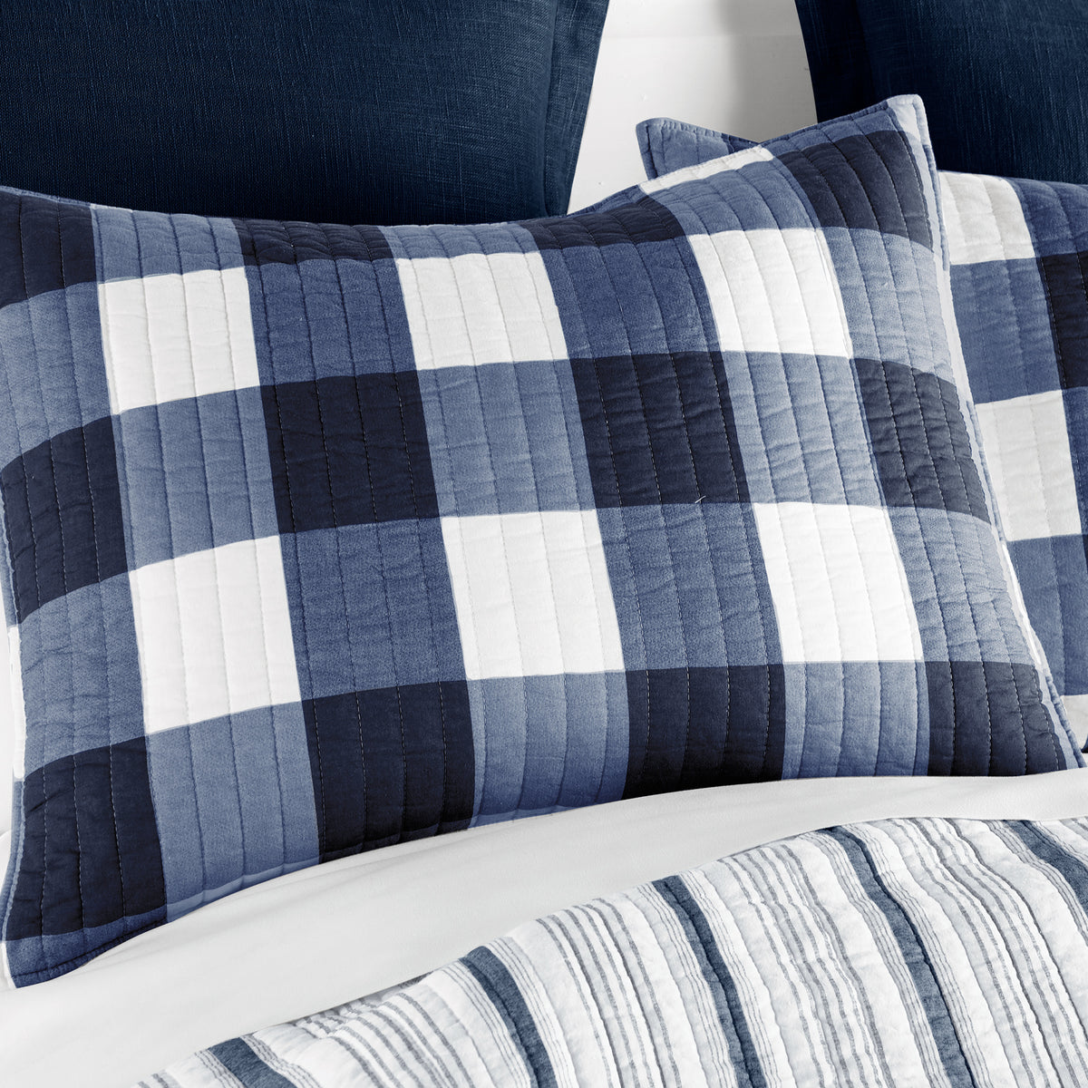 Camden Navy Quilt Set – Levtex Home