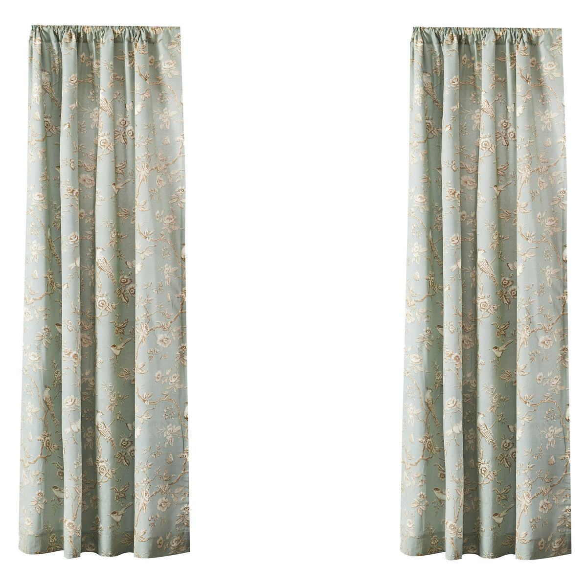 Levtex Home Lyon Teal Drape Panel - Set of 2 - Cotton