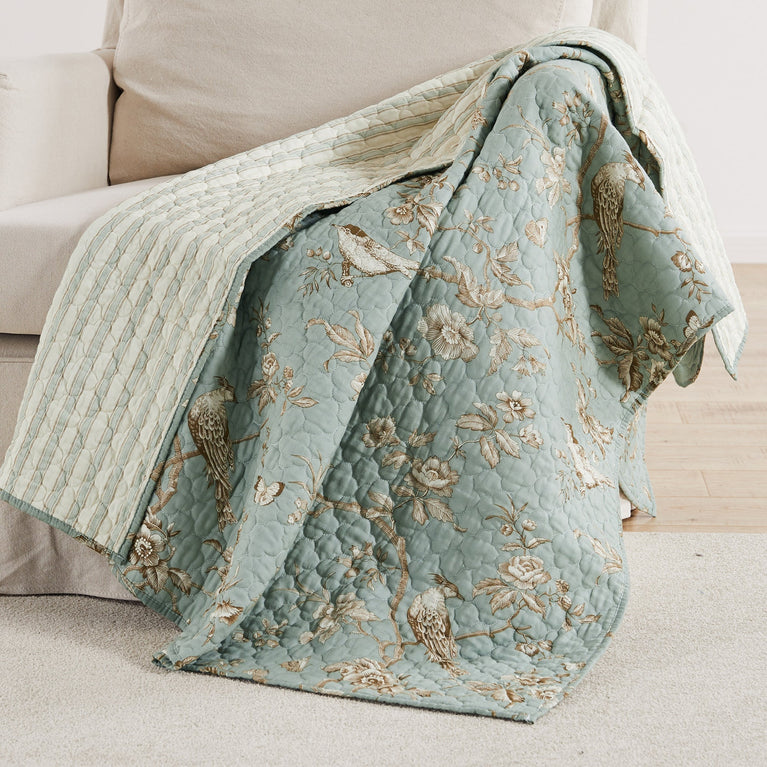 Levtex Home Lyon Teal Throw - Cotton