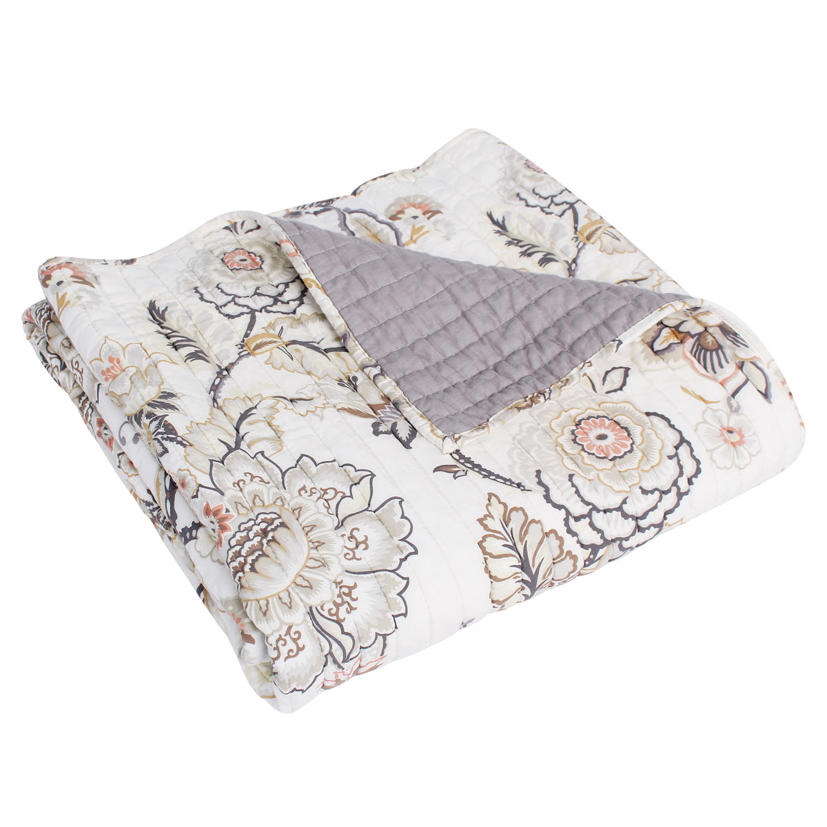 Levtex Home Ophelia Blush Quilted Throw - Rayon | Levtex Home
