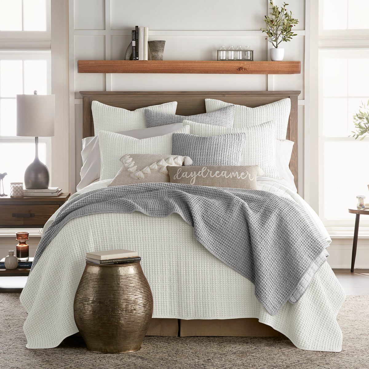 Levtex Home Mills Waffle Quilt Set - Cotton | Levtex Home