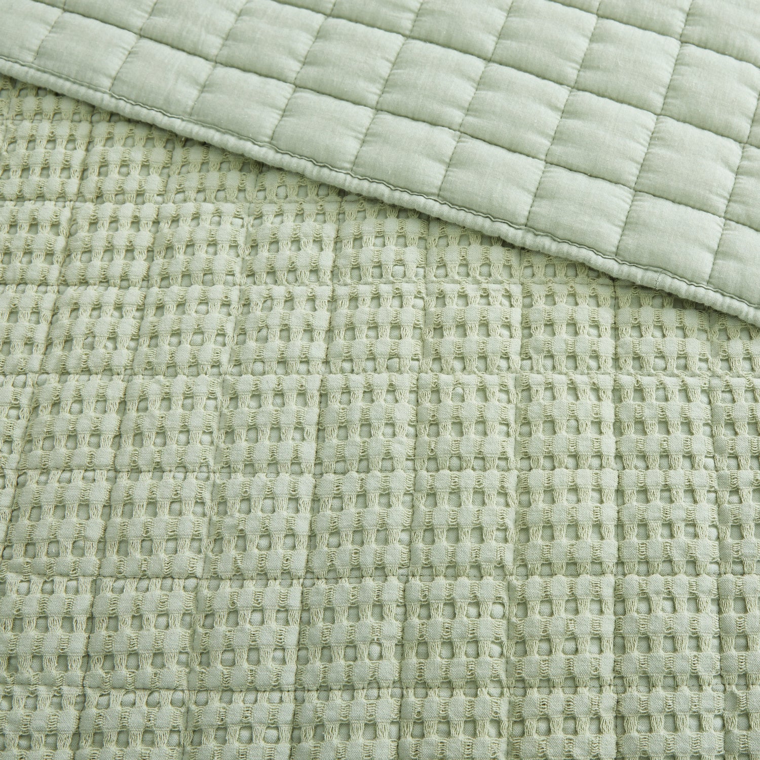 Levtex Home Mills Grey Quilted Throw - Cotton | Levtex Home