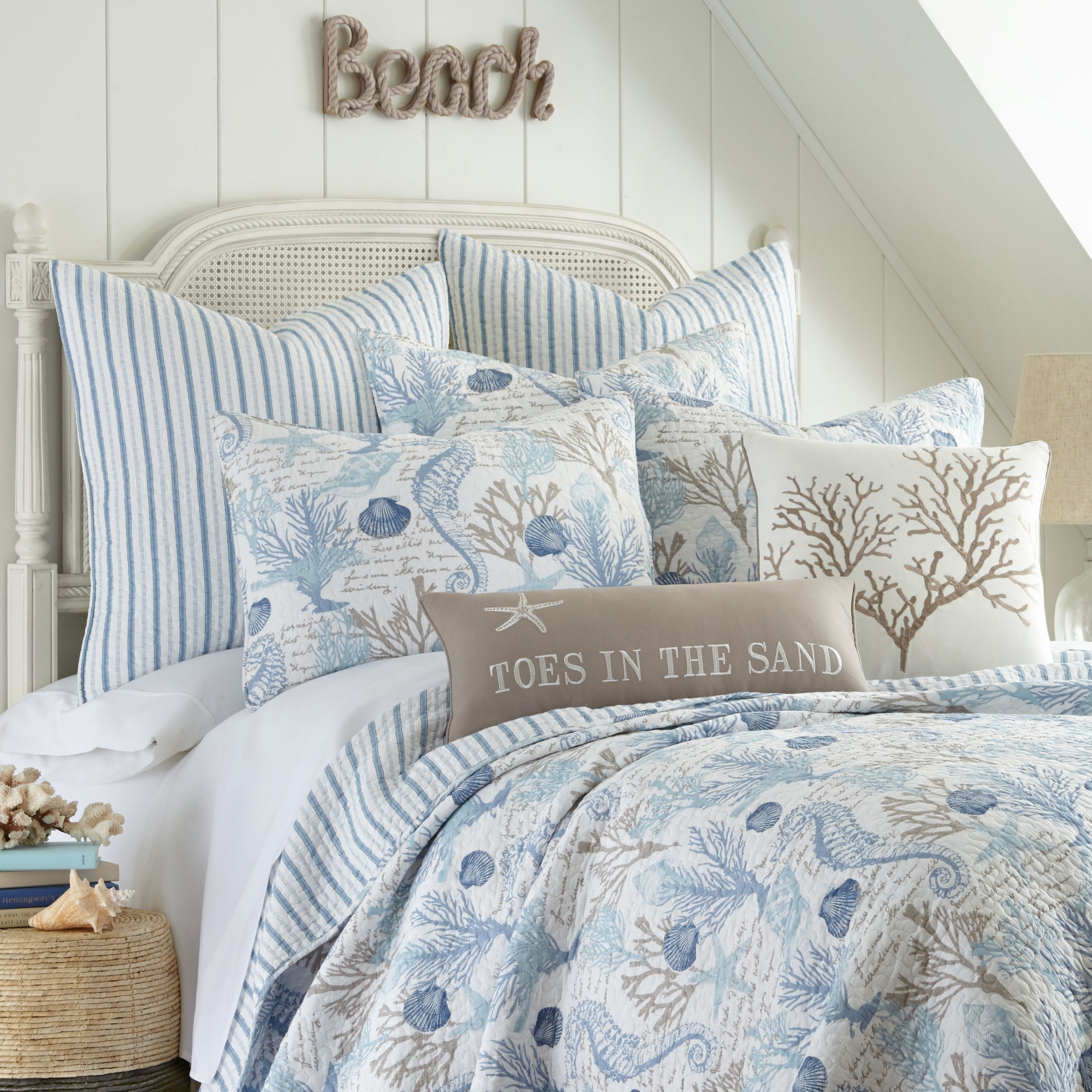 Levtex Home Galapagos Blue Quilt Set - Cotton | Levtex Home