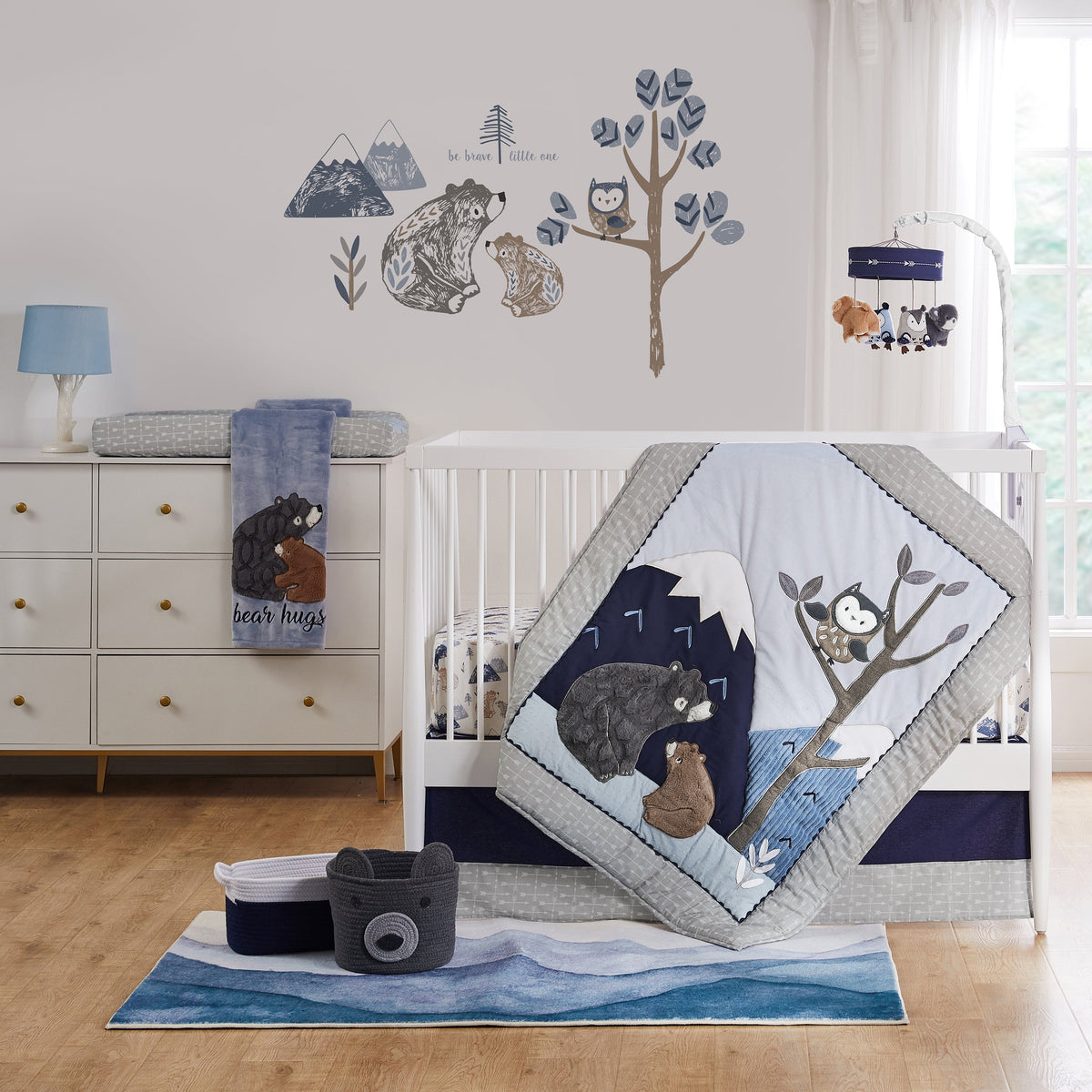 Levtex Baby Rowan Plush Baby Blanket - Navy – Levtex Home